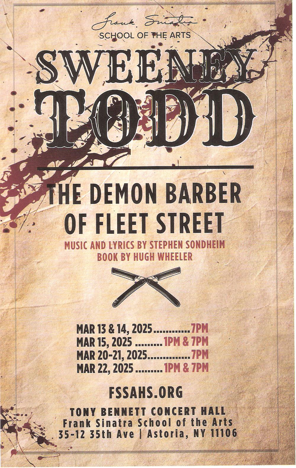 ON THE TOWN… WITH SWEENEY TODD… AND A SPIRITED SPELLING BEE ...